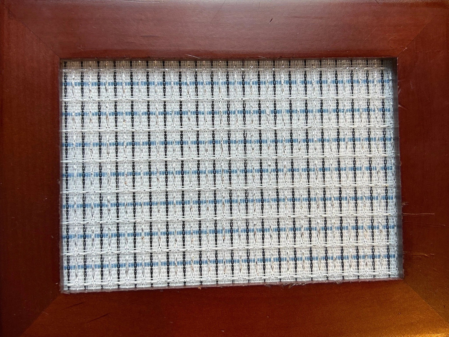 Fender-Style Turquoise Stripe Grill Cloth – 18" x 72" – Big River Hardware