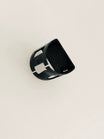 FOUR Metal "D" Knob Inserts For Old Antique Tube Radio Half Moon/D sha ...