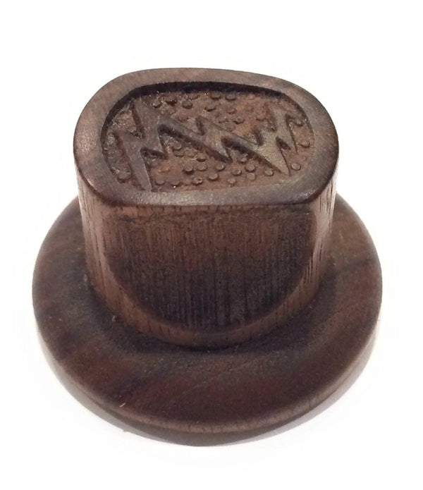Zenith Small Pinch Solid Wood 1938 Reproduction Radio Knob- Set Screw ...